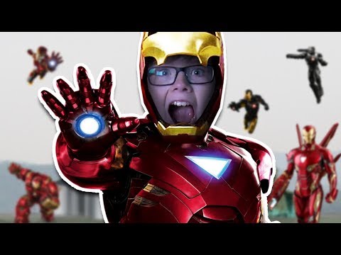I'M IRON MAN!! LETS BATTLE!!! - Roblox