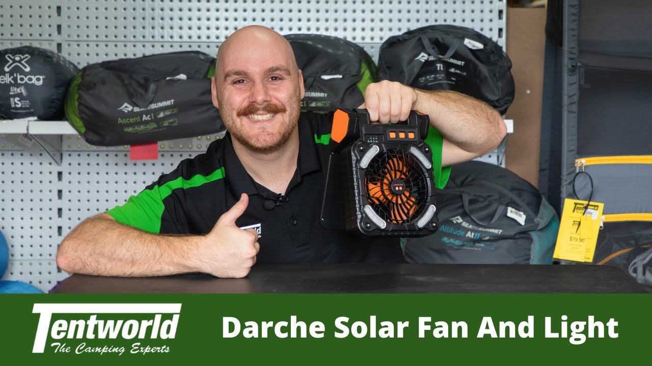 Darche Solar Fan and Light - YouTube