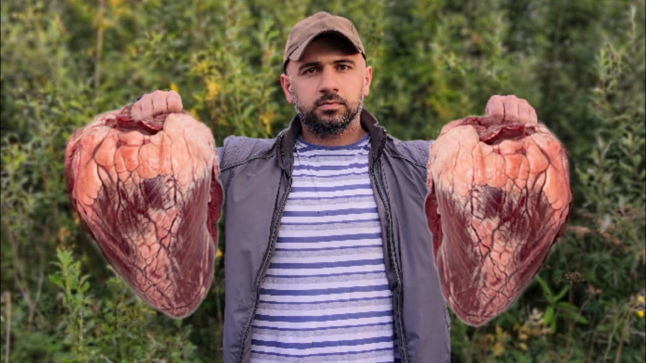 Bull Heart Dish Recipe|Fried Bull Hearts|The Best Vilage Dishes Recipes ...