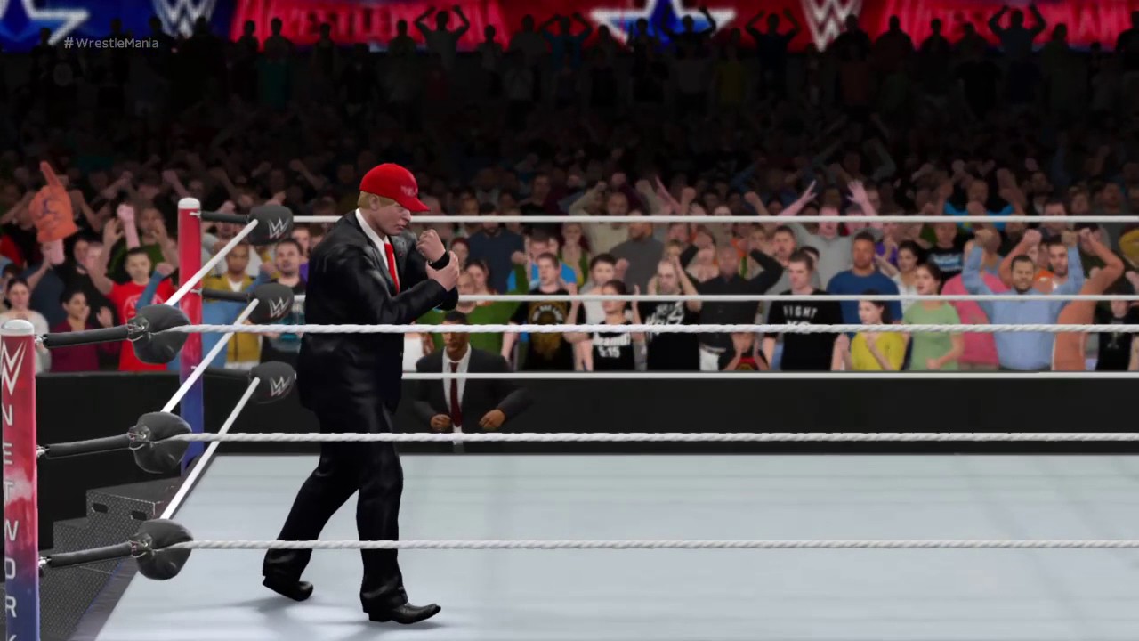 Obama VS Trump - WWE 2K17 - YouTube