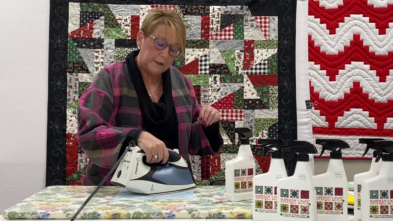 Fabric Lock Liquid Stabilizer Demo - YouTube