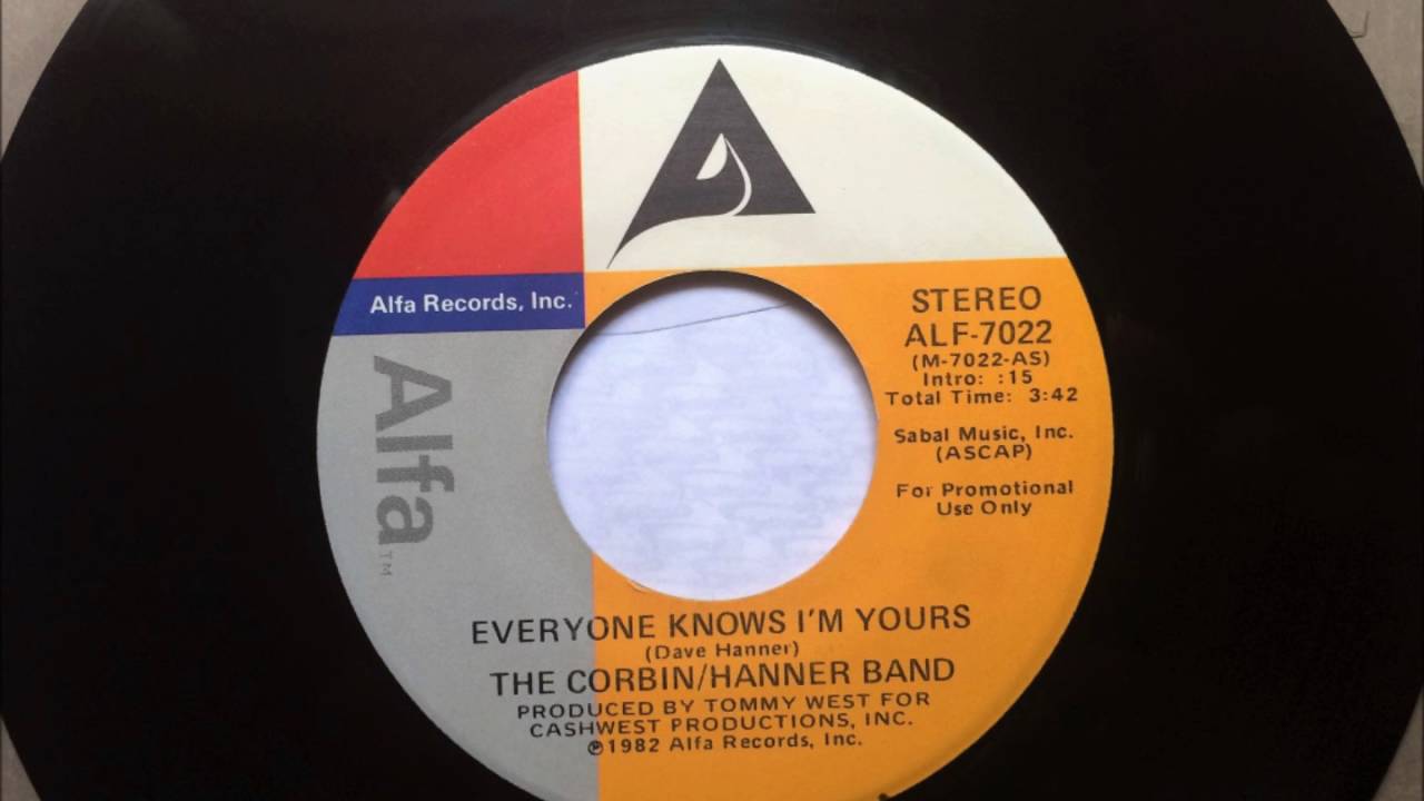 Everyone Knows I'm Yours , The Corbin/Hanner Band , 1982 - YouTube