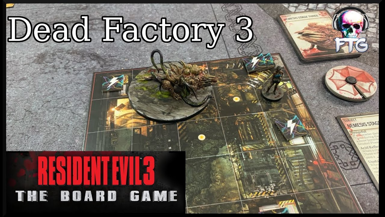 Resident Evil 3 The Board Game - Solo Campaign - Dead Factory 3 - YouTube