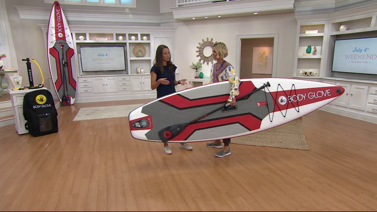 Body Glove Dynamo 10'8" Inflatable Stand Up Paddle Board on QVC - YouTube