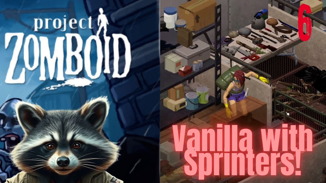 Zomboid - Vanilla with sprinters - More books to read - YouTube