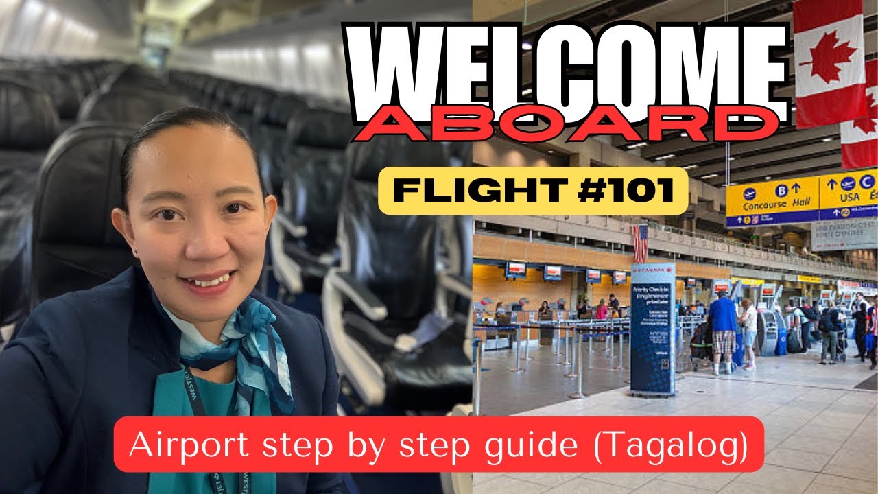Airport step by step process | Tagalog Travel Guide| Mga dapat gawin sa ...