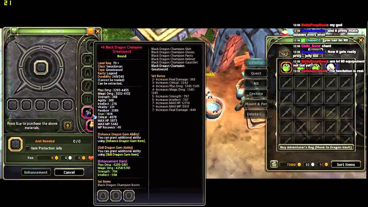 First +12 Black Dragon Legendary Grade Sword in [NA] - YouTube