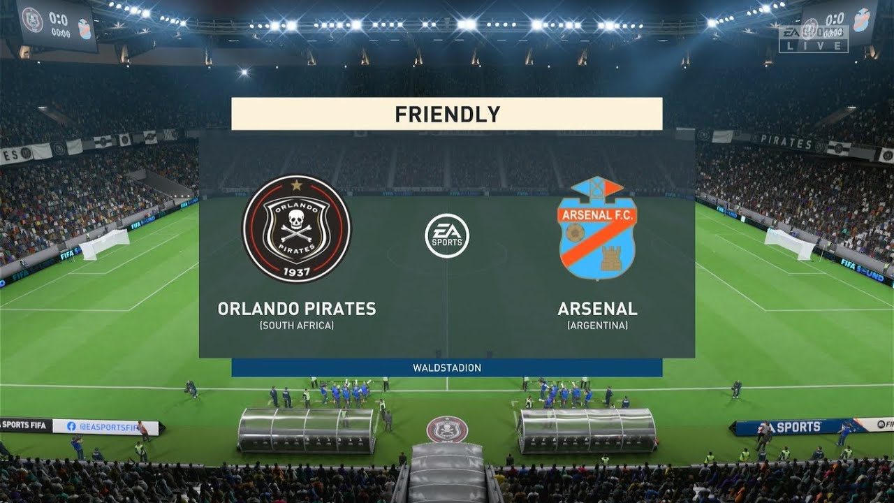 Orlando Pirates vs Arsenal - FIFA 23 - Waldstadion - Club Friendly ...