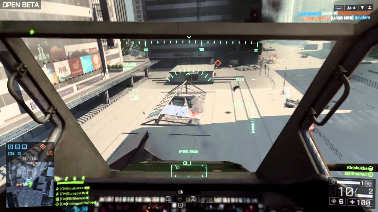 ACW-R + HELI = VICTORY? | #4 BF4 BETA-SQUADUP - YouTube