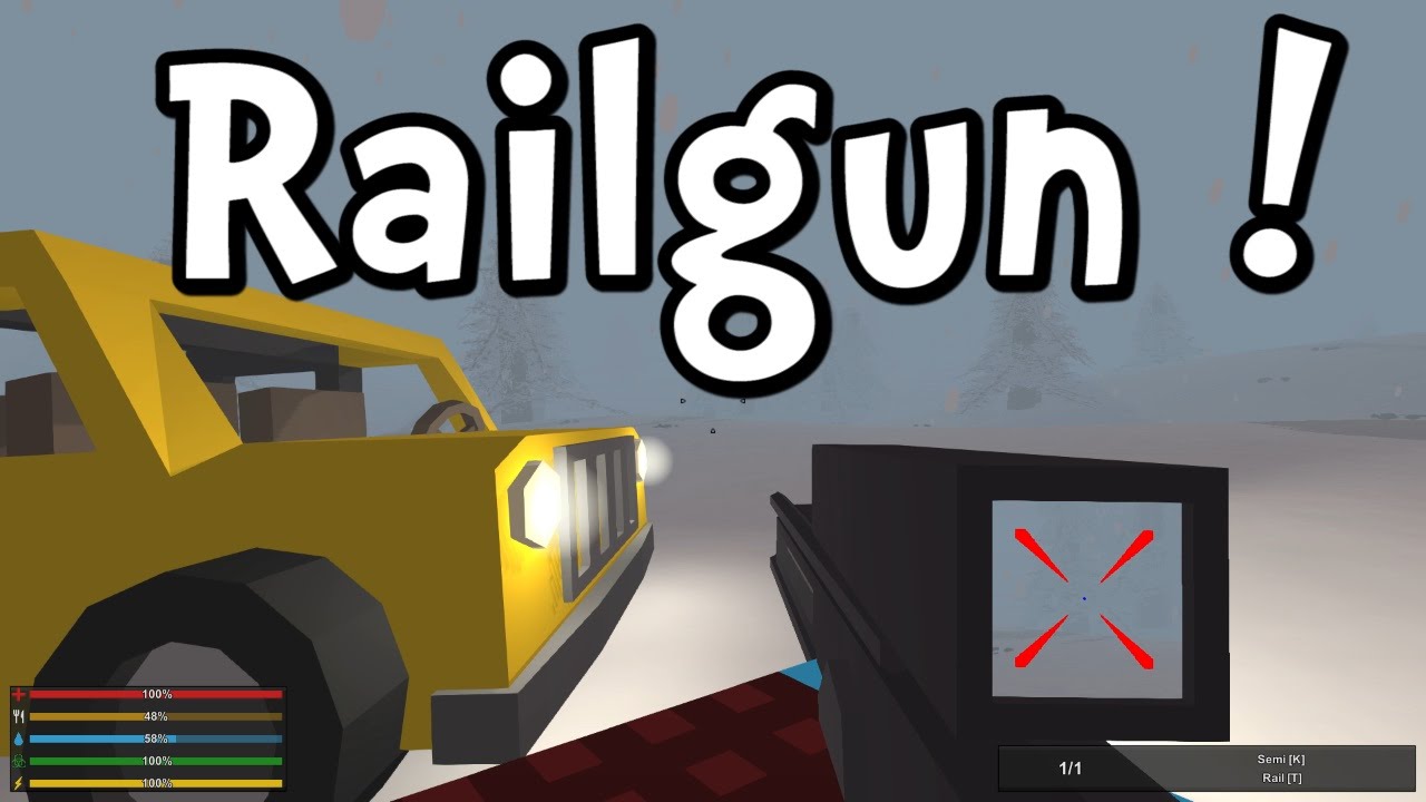 UNTURNED 3.0 Railgun Roadtrip to Secret Laboratory! - YouTube
