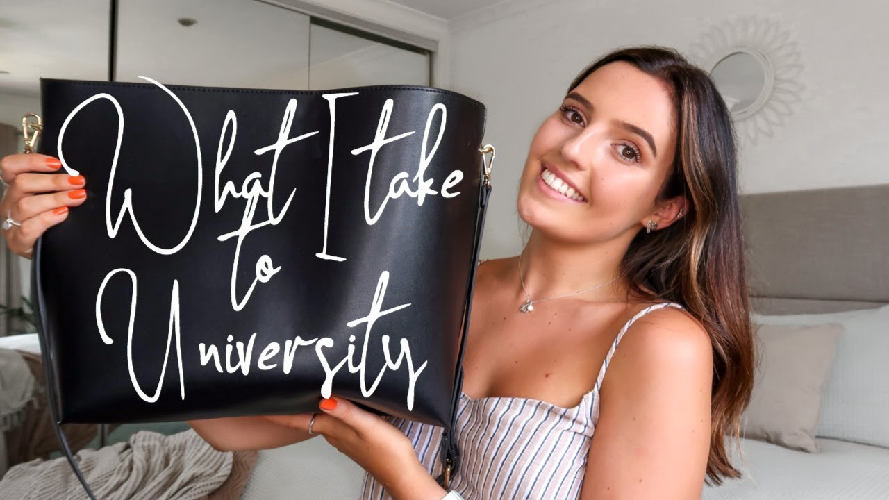 what's in my bag for university | MY UNI ESSENTIALS - YouTube
