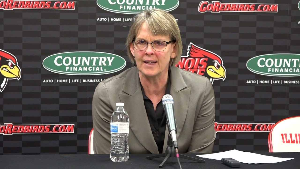 WBB: Head Coach Vicki Hall Presser @Illinois State - YouTube