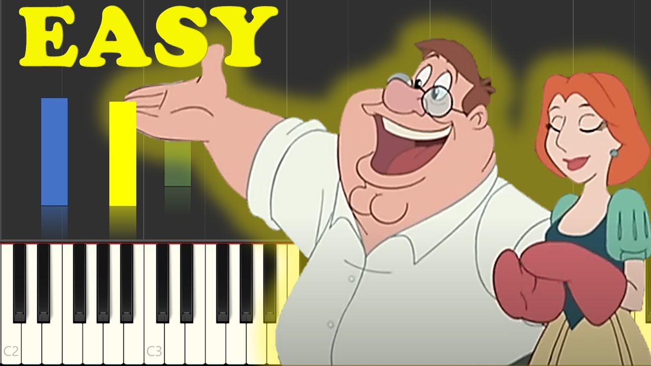 How To Play Family Guy It’s A Wonderful Day for Pie On Piano EASY - YouTube