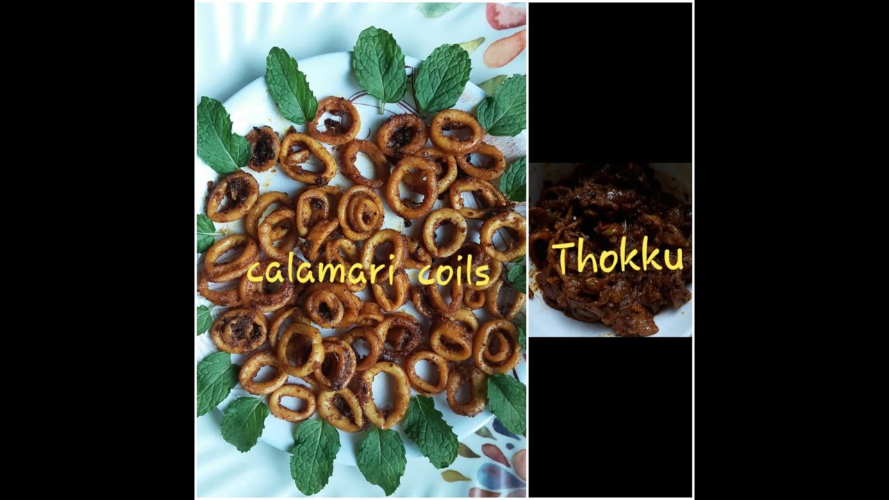 Calamari coils/squid coils.கலாமாரி காயில்ஸ்/ கடம்பா காயில்ஸ். Shilohsam ...