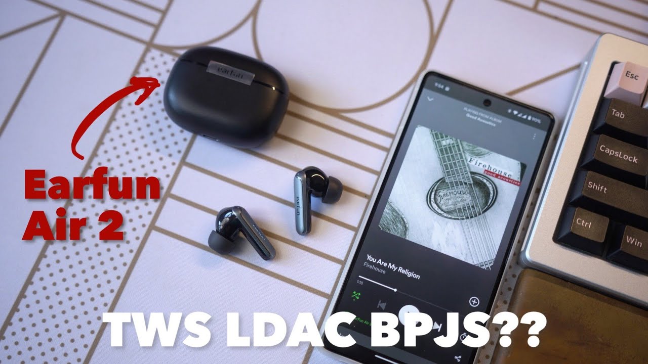 TWS LDAC BPJS! Review Earfun Air 2 - YouTube