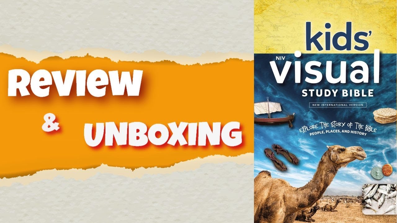 Kids Visual Study Bible| Zonderkidz NIV Bible Review| Best Bible for ...
