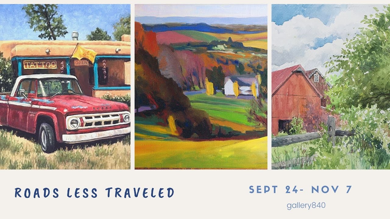 Roads Less Traveled Art Exhibit - YouTube