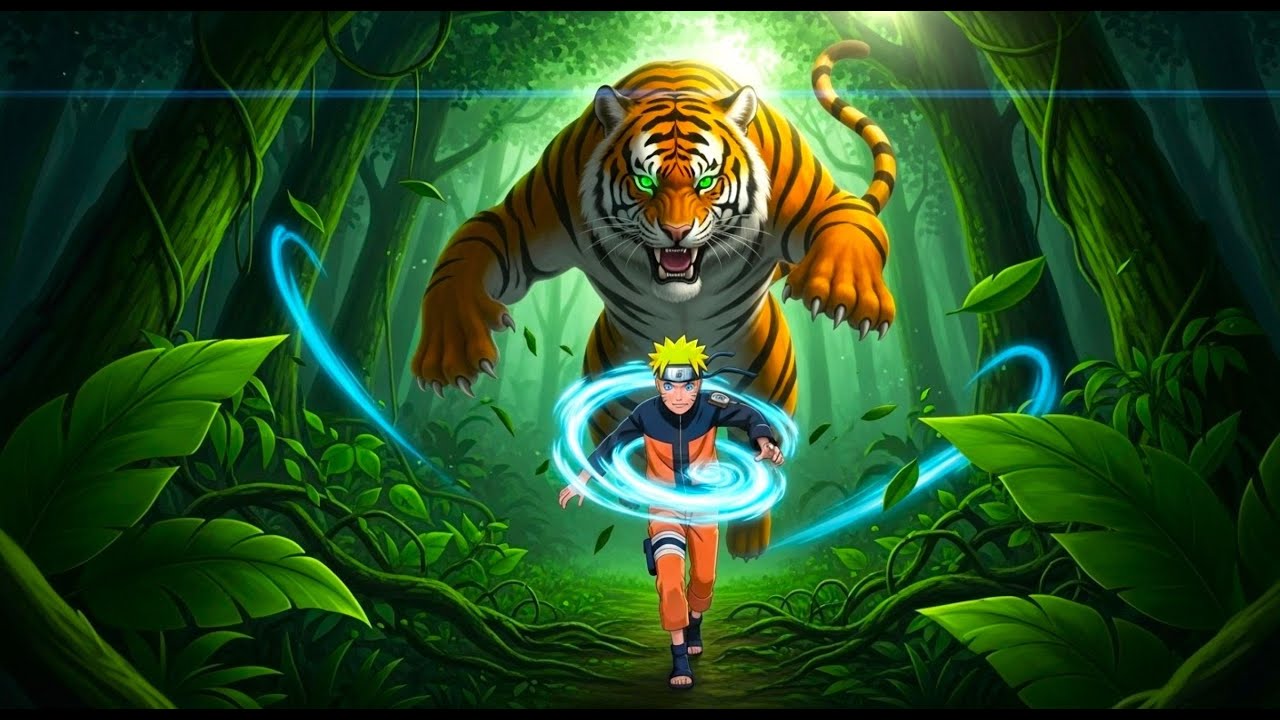 Naruto Fight with Tiger, Lion and Bear #anime #naruto #animeedit - YouTube