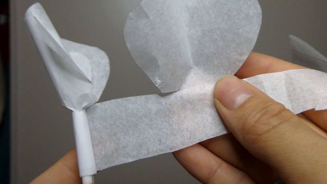 Easy Tissue Paper Rose Tutorial - YouTube