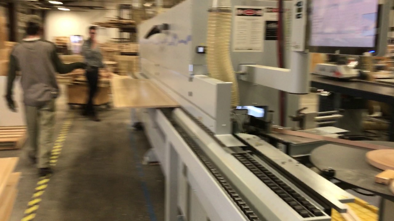 Edgebanding Cabinotch Full Access Job #1 - YouTube