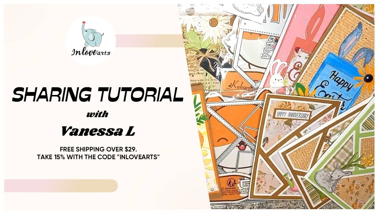 Sharing Tutorials | Inlovearts | DIY | Cutting Dies | By Vanessa L - YouTube