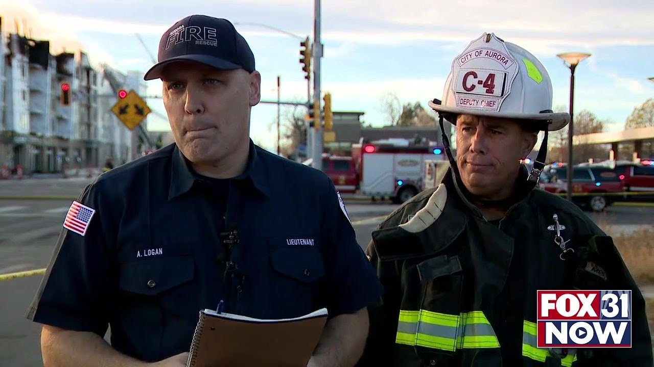 Aurora Fire Rescue responds to building fire - YouTube