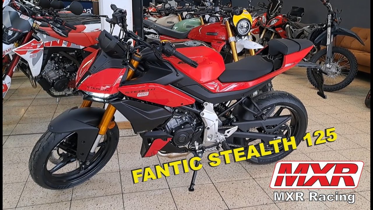 FANTIC STEALTH 125 by MXR-Racing plus Sound - YouTube