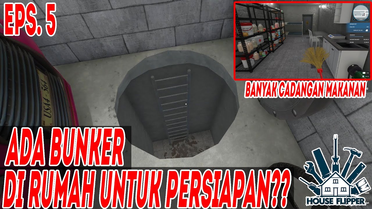 Desain rumah dengan bunker bawah tanah untuk persiapan menjelang akhir ...