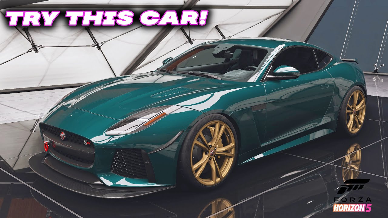 Jaguar F-Type SVR NEW CAR in Forza Horizon 5 | Best TUNE CODE | Insane ...