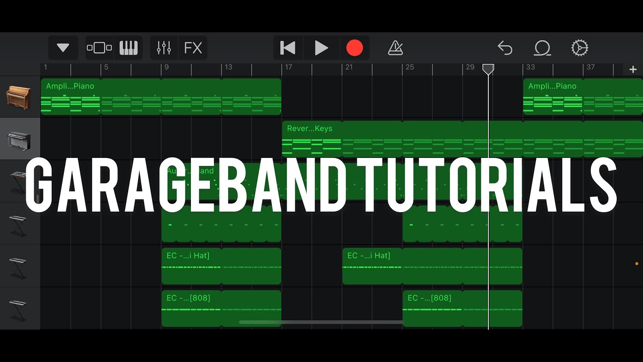 How to Make a Easy Melodic Rap Beat in GarageBand (iPad and iPhone ...