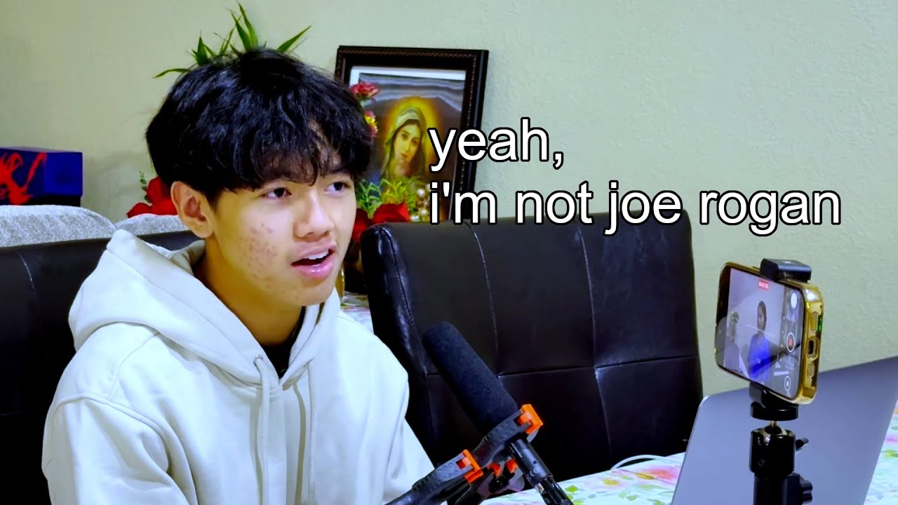 the joe rogan podcast but it's a high school project - YouTube