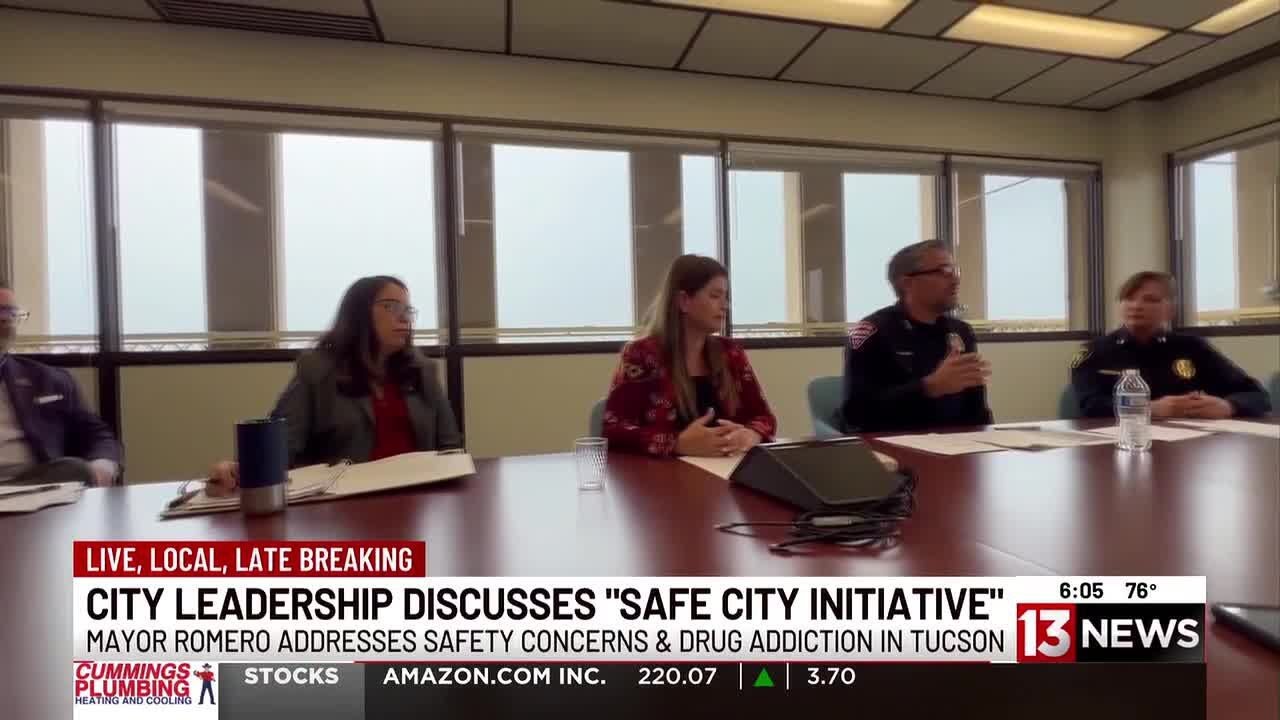 Tucson leaders meet to discuss 'Safe City Initiative' - YouTube