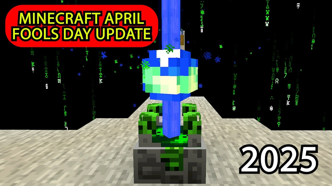 Minecraft April Fool's Day Update 2025 - YouTube