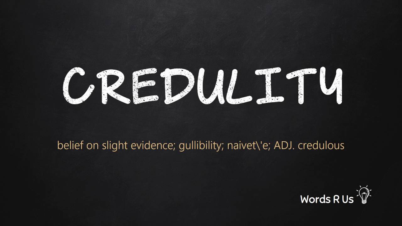 How to Pronounce CREDULITY in American English - YouTube