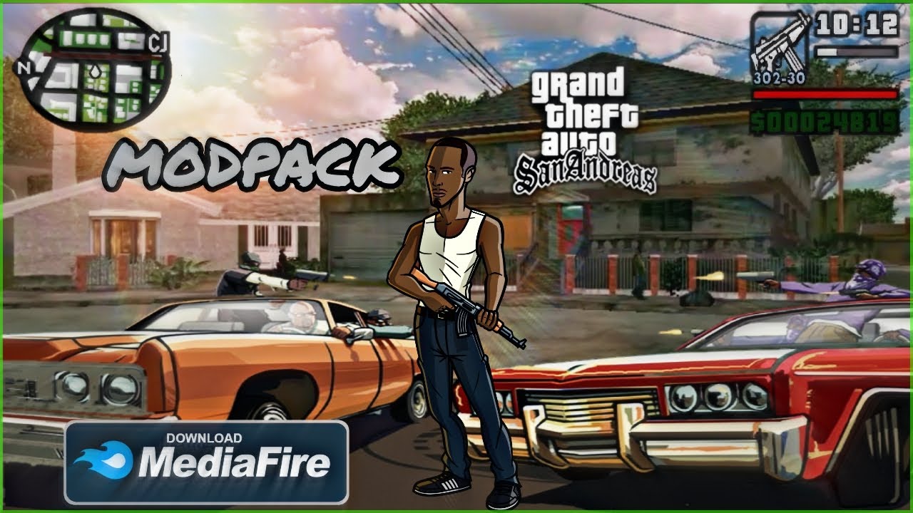 Modpack/GTA SA modificado para todas las gamas android 🤠 - YouTube