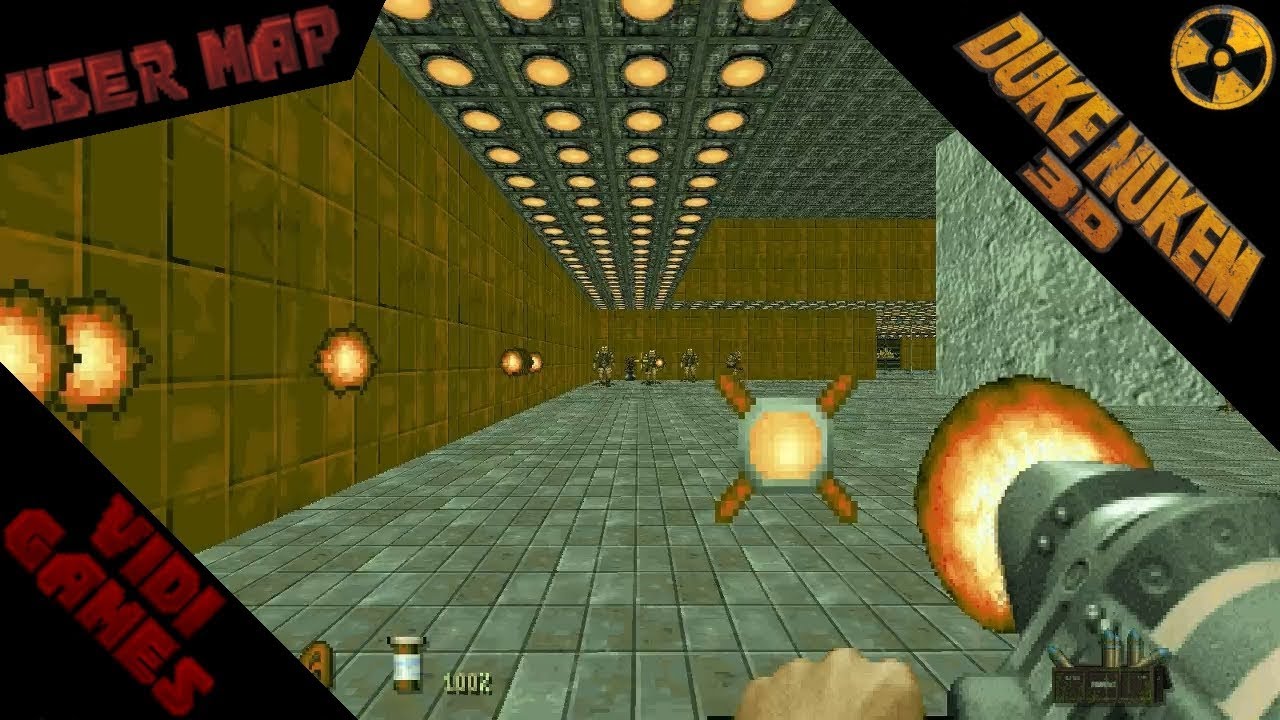 Grosse - From Doom II (Duke Nukem 3D User Map) (PC) Walkthrough - YouTube