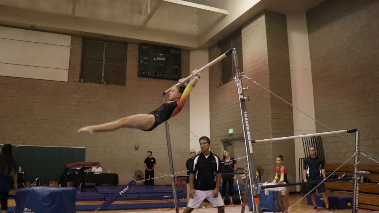 Addie Anderson 1st Bars Compulsory Kick Off 2017 Wildfire Gymnast Level ...