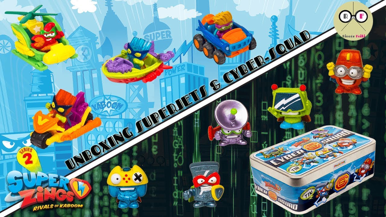 Mega Unboxing SuperJets & Cyber Squad SuperZings Serie 2 | ¡Todos los ...