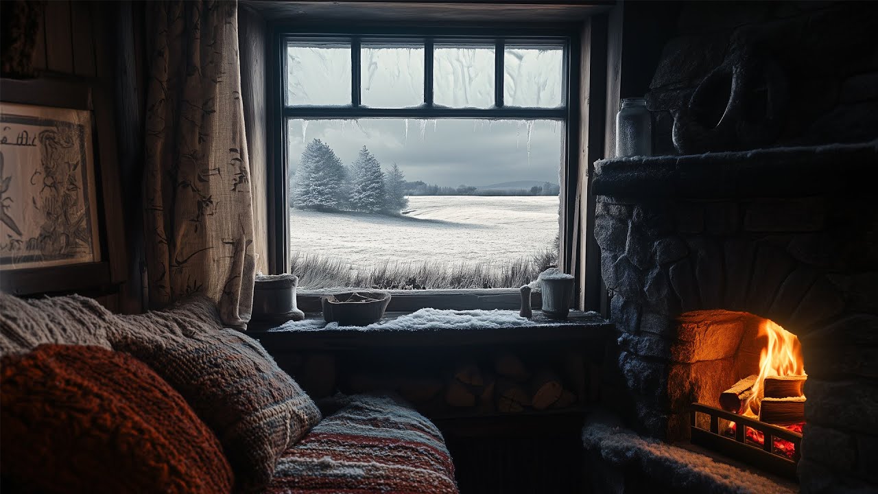 Enjoy The Winter Snow From A Cozy Cottage In Ireland ️Snowfall Winter ...
