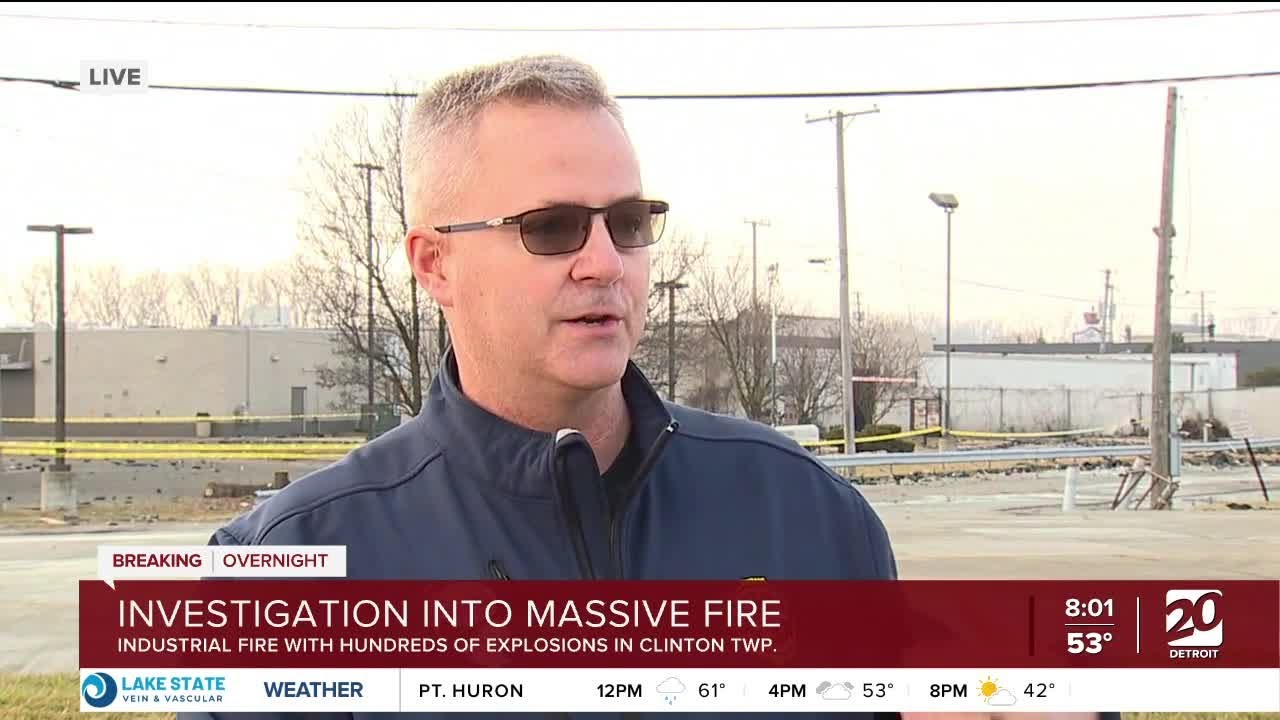 Teen dies after industrial fire and explosions in Clinton Township ...