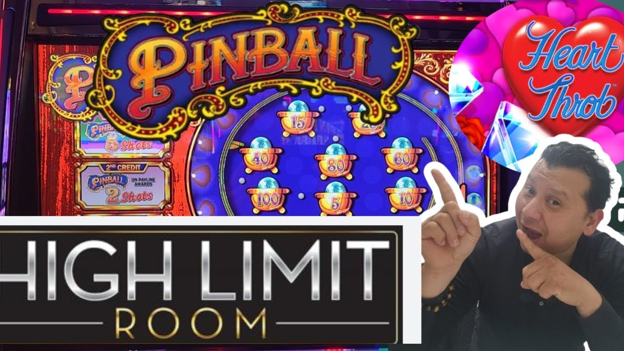 PLAYING HIGH LIMIT SLOTS MACHINES, PINBALL, DOLLAR STRIKE AND HEART ...
