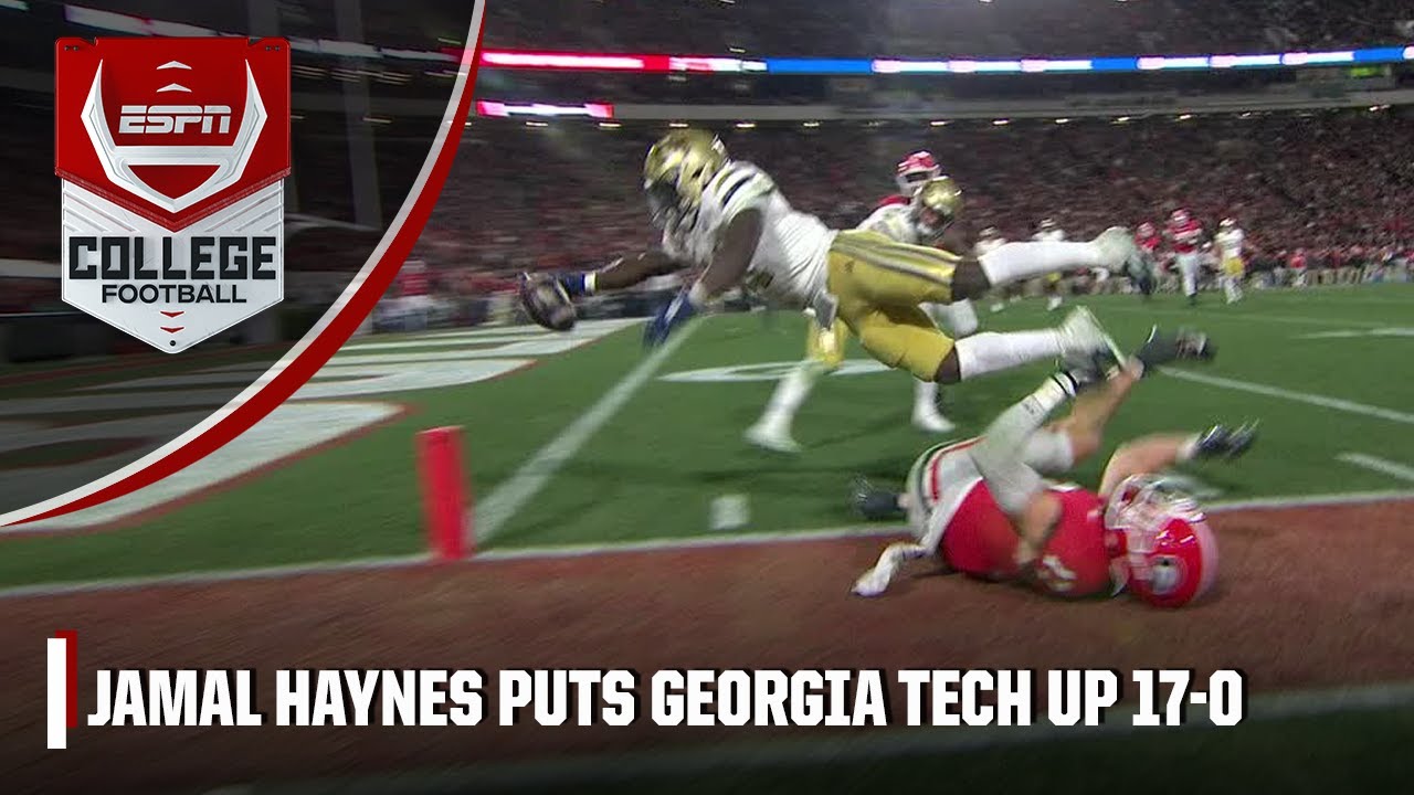 Jamal Haynes SOARS to put Georgia Tech up 17-0 vs. Georgia | ESPN ...