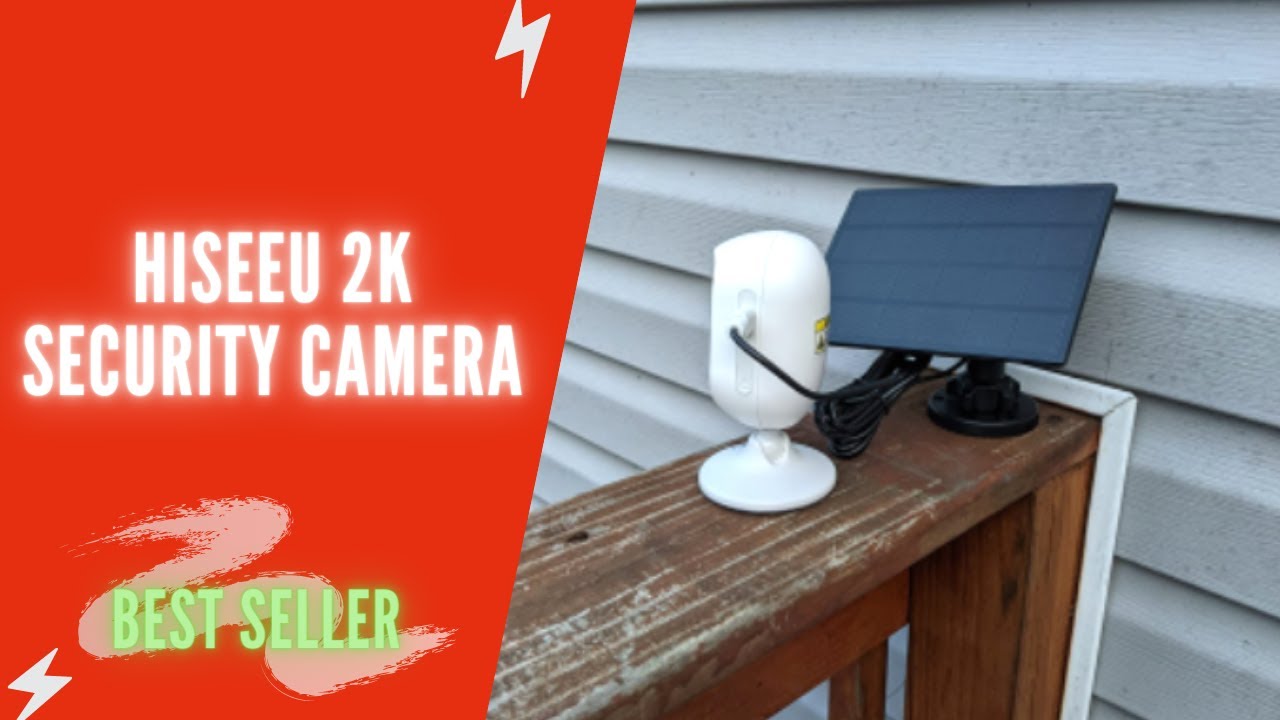 Hiseeu 2K 3MP Wireless Security Camera Outdoor Unboxing | Wireless Home ...