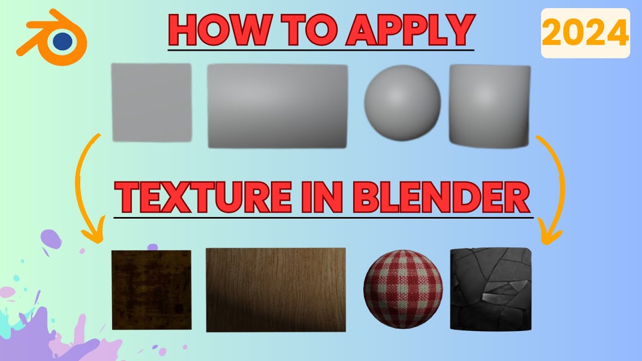Easy to Apply Texture in Blender | #blender #youtubeshorts - YouTube
