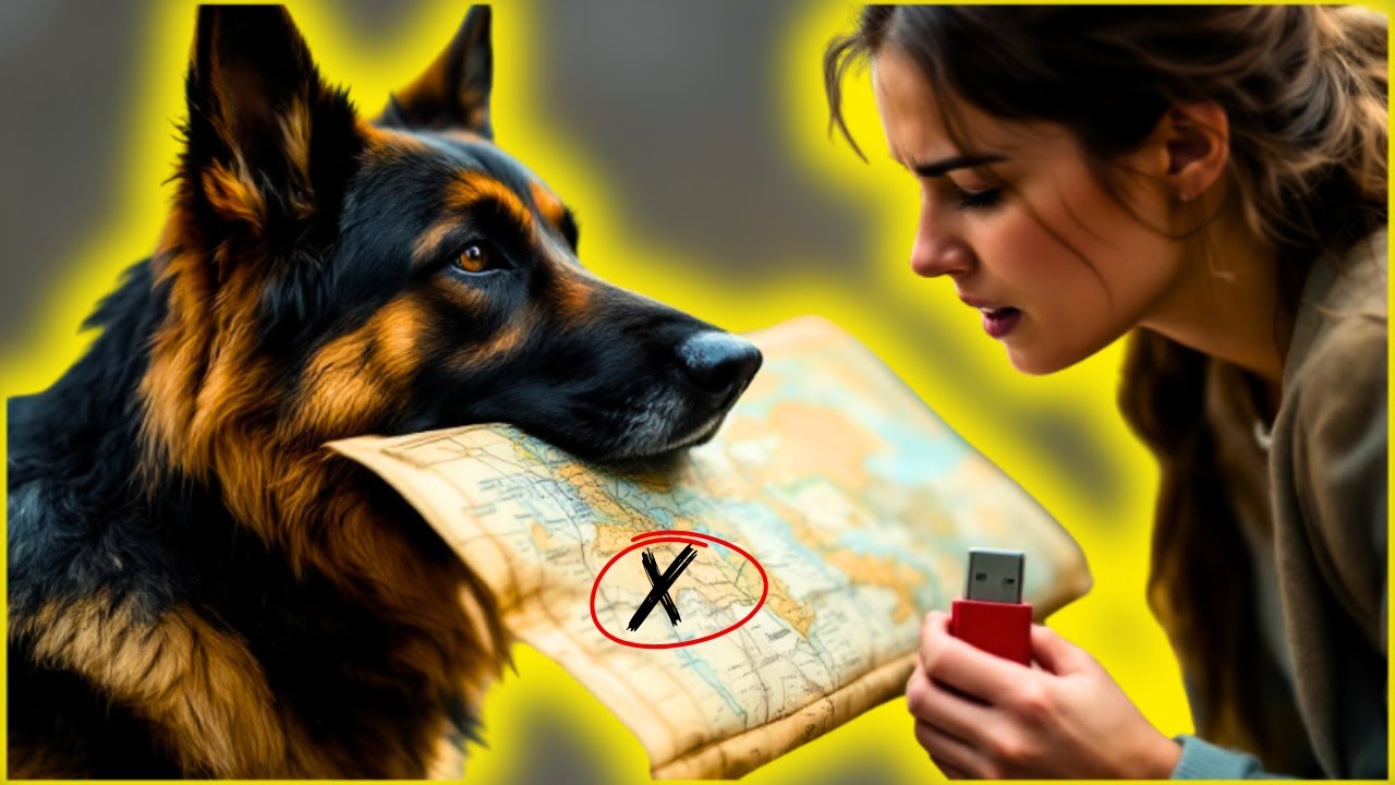German Shepherd Brings Back Map and Red USB Containing Top Secret Data ...