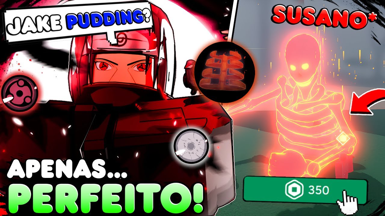 TESTEI o NOVO JOGO DE NARUTO do AMIGO DO JAKE PUDDING!!! - YouTube