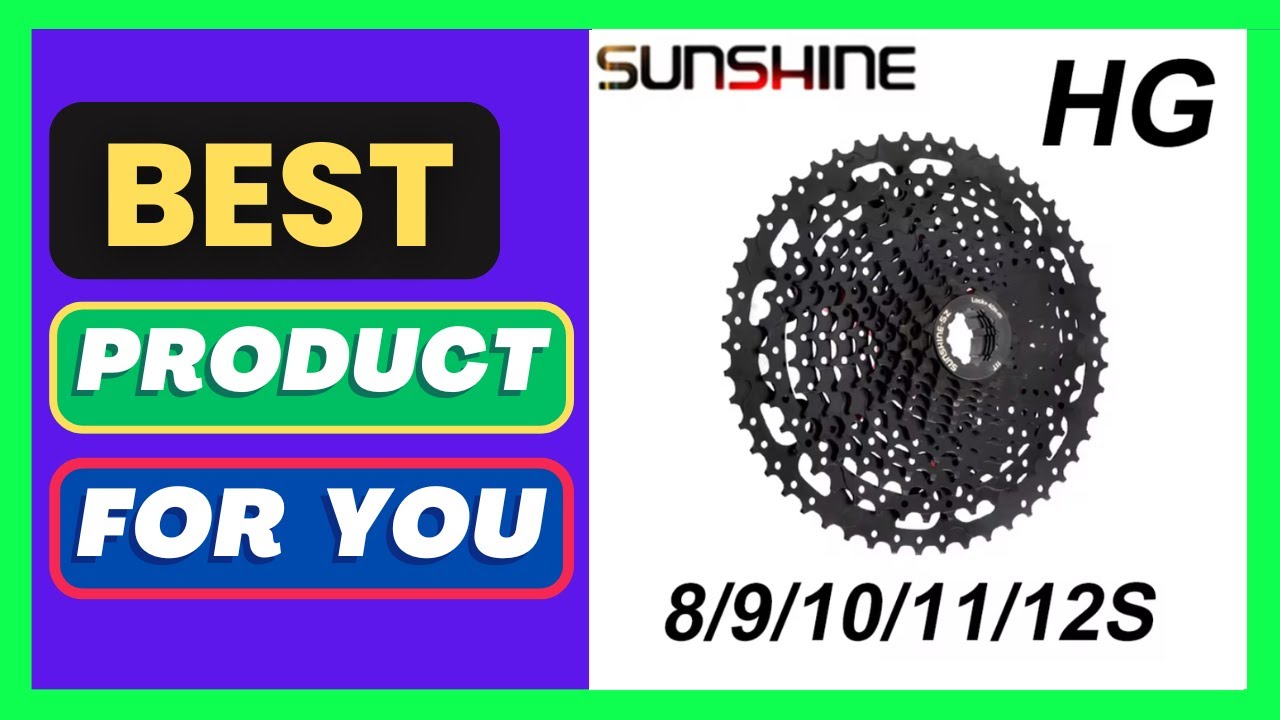 SUNSHINE Black Cassette 8S 9S 10S 11S 12S - YouTube