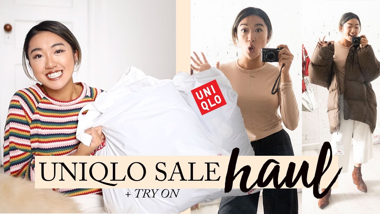 UNIQLO SALE HAUL & TRY ON (UNDER $60): What I Got For $300 (17 Items ...