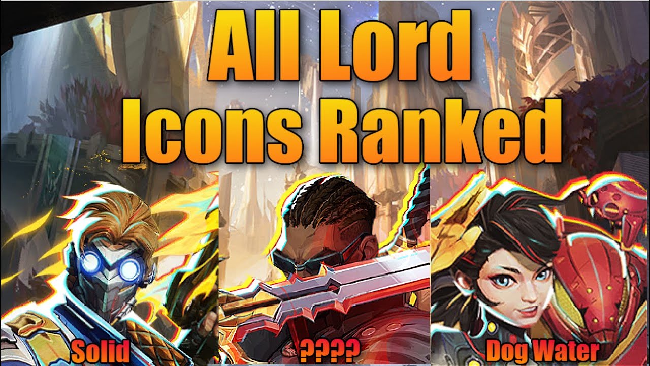 All Lord Icons Ranked In Marvel Rivals! Character Main Stereotypes ...