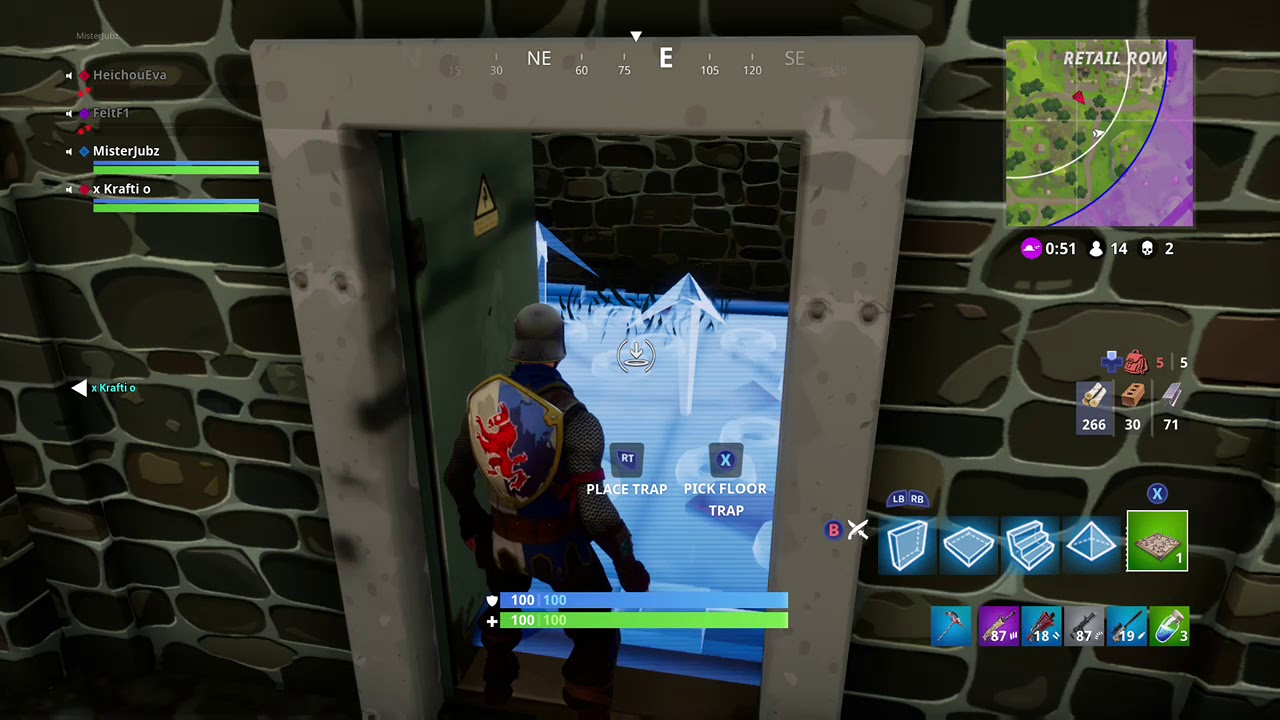 Fortnite - Most obvious trap fail - YouTube